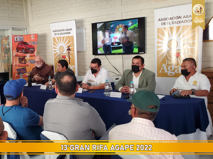 Entrega de premios de la 13° Gran Rifa Agape 2022 – Asociación Agape de El Salvador