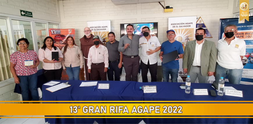 Entrega de premios de la 13° Gran Rifa Agape 2022 – Asociación Agape de El Salvador
